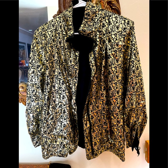 roberta Roncallo | Jackets & Coats | Roberta Roncallo Vintage Silk Reversible Jacket | Poshmark